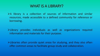 Libary management system | PPT