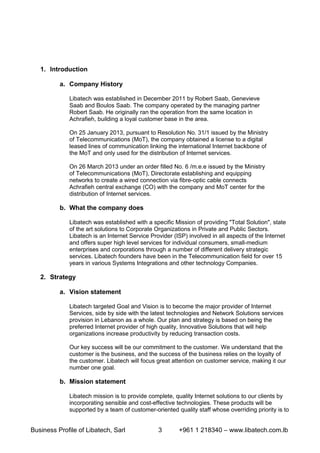 Libatech company profile | DOC