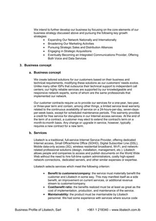 Libatech company profile | DOC