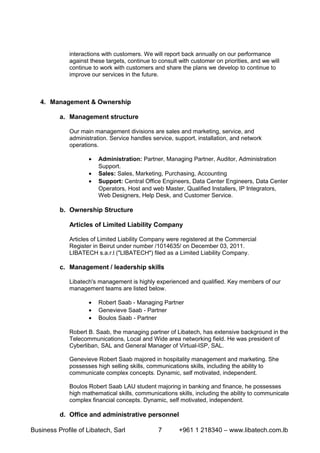 Libatech company profile | PDF