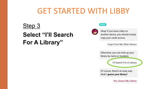 Libby for Overdrive - Getting Started | PPT