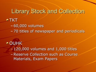 Comparison between TKT and OUHK | PPT | Computing | Technology & Computing