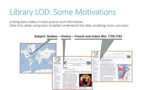 Liber 2014 - Chain Reactions: TEL & RLUK on their Linked Open data. | PPT