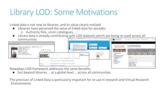 Liber 2014 - Chain Reactions: TEL & RLUK on their Linked Open data. | PPT