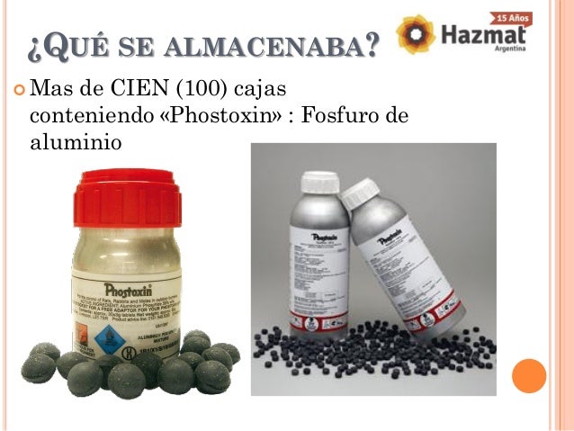 Emergencias químicas: caso de liberación de fosfina