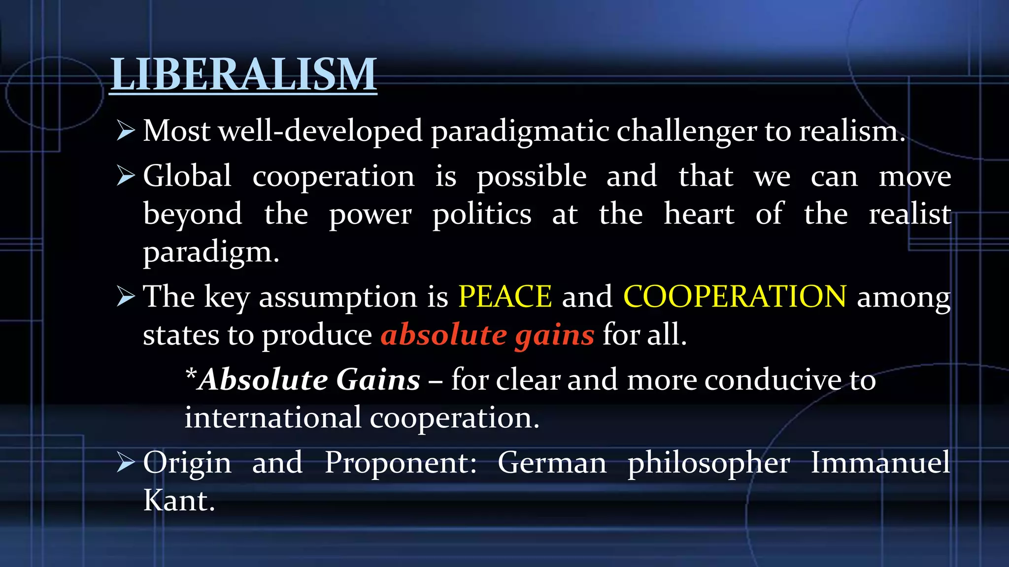 Liberal internationalism | PPTX