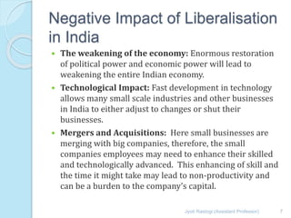 Liberalisation | PPTX