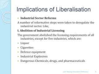 Liberalisation | PPTX