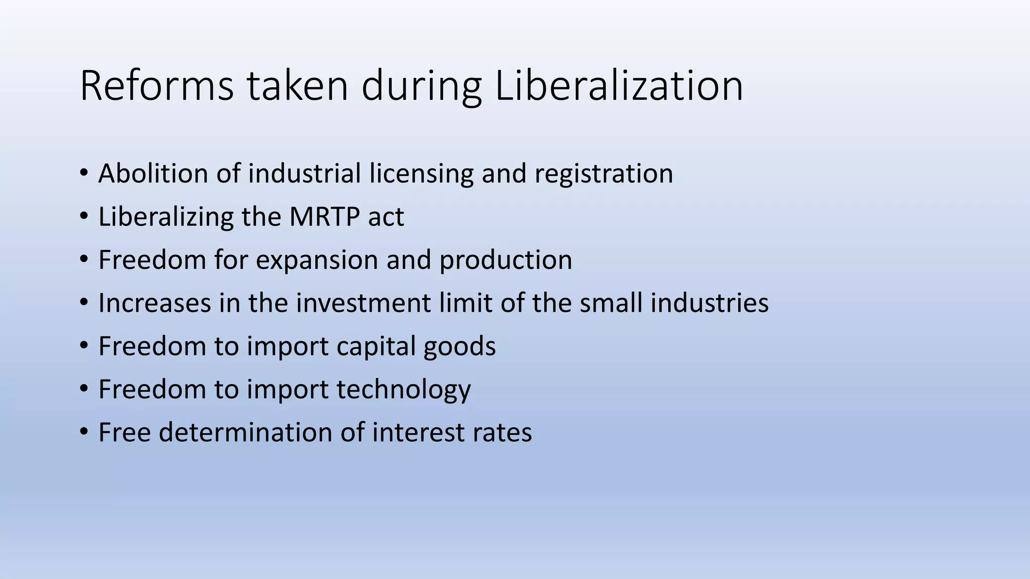 Liberalization | PPTX