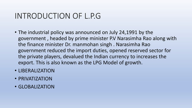 Liberalization | PPTX