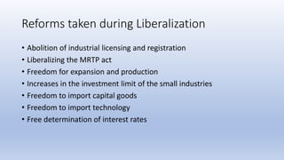 Liberalization | PPTX