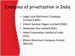 Liberalisation, privatisation and globalisation. | PPTX