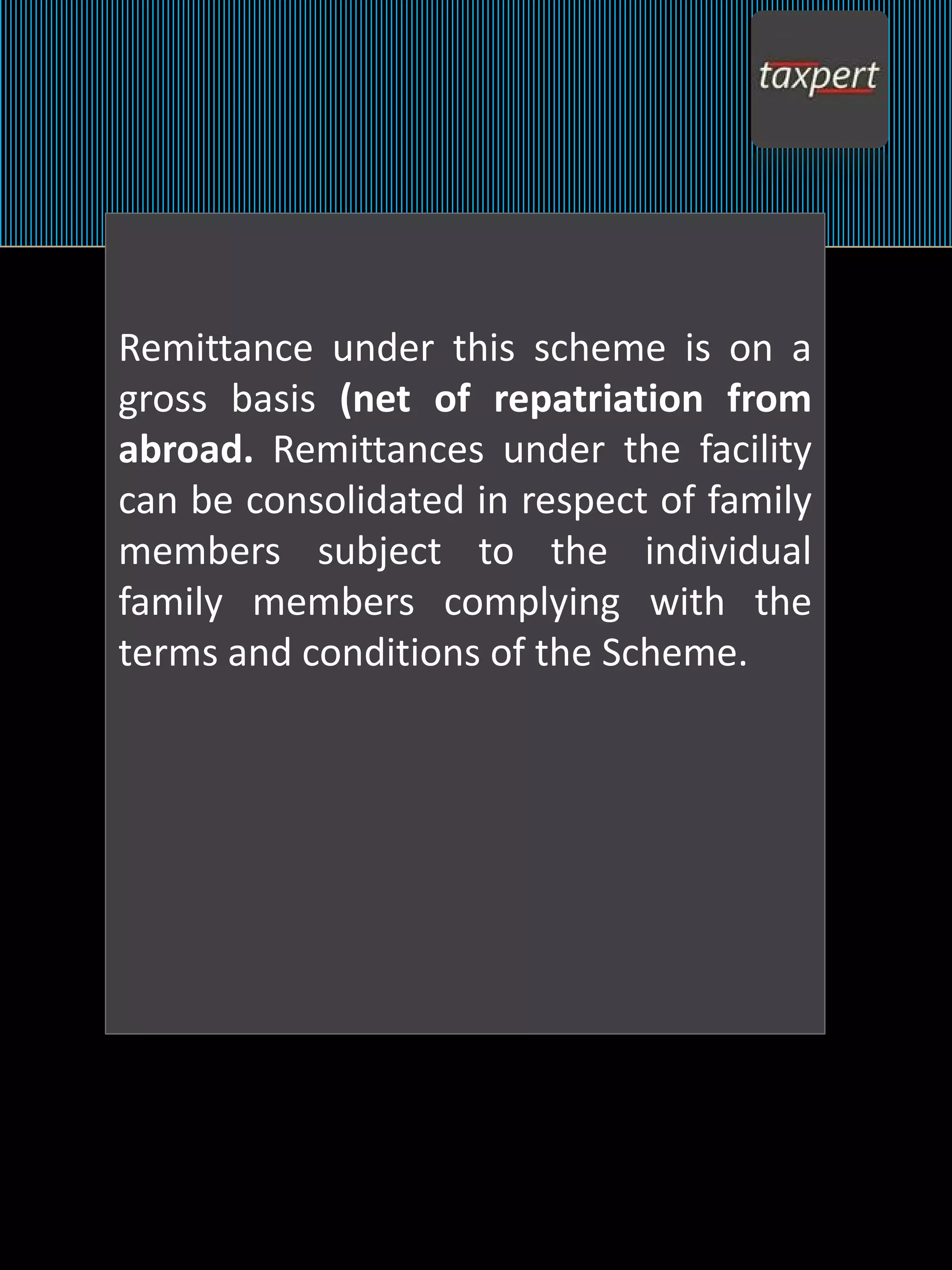 Liberalised remittance scheme | PDF