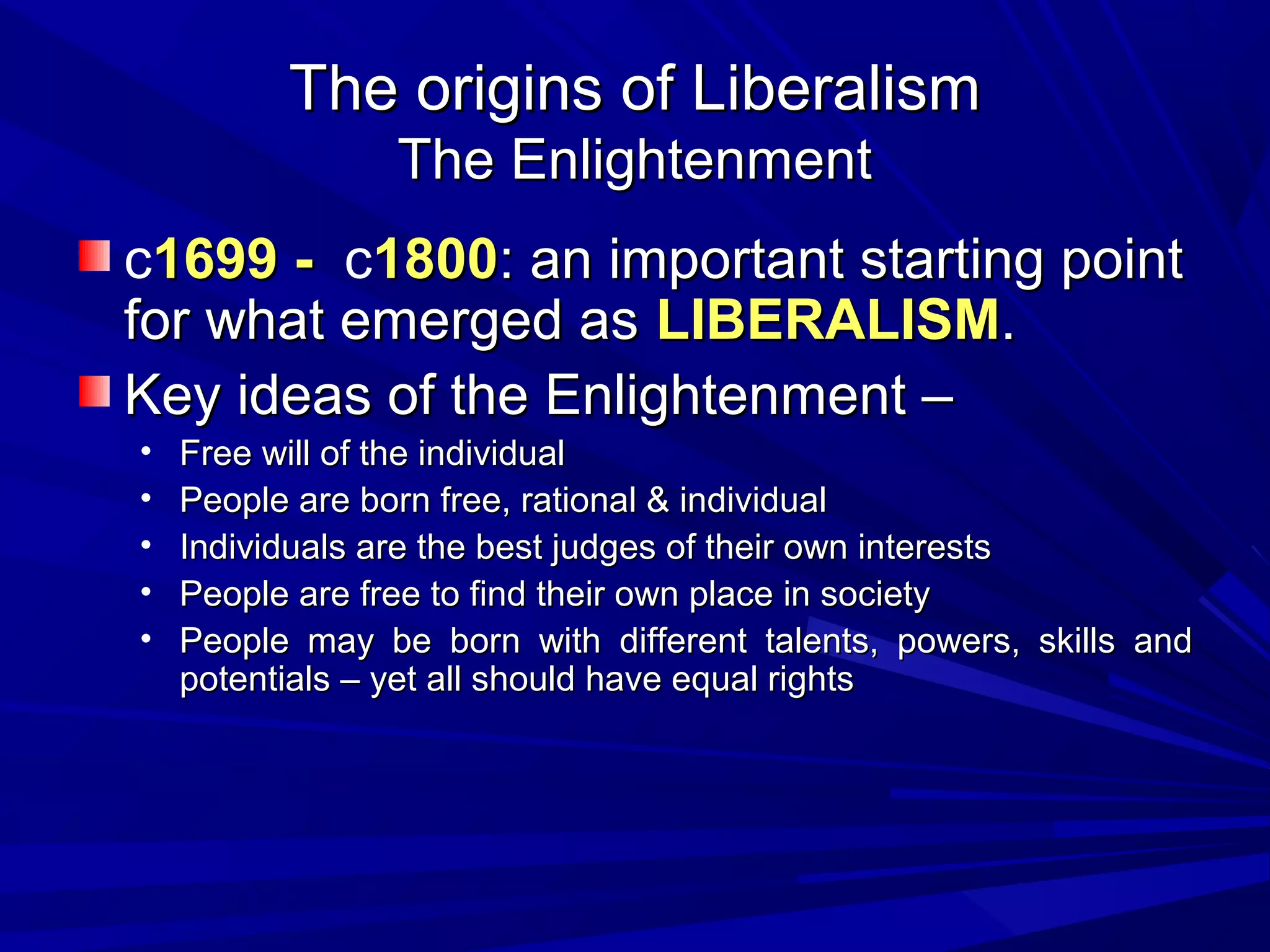 Liberalism | PPT
