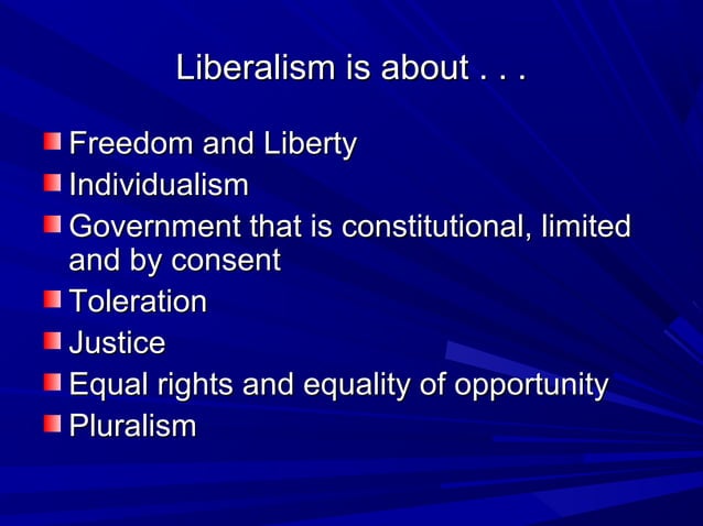 Liberalism | PPT