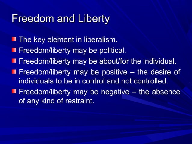 Liberalism | PPT