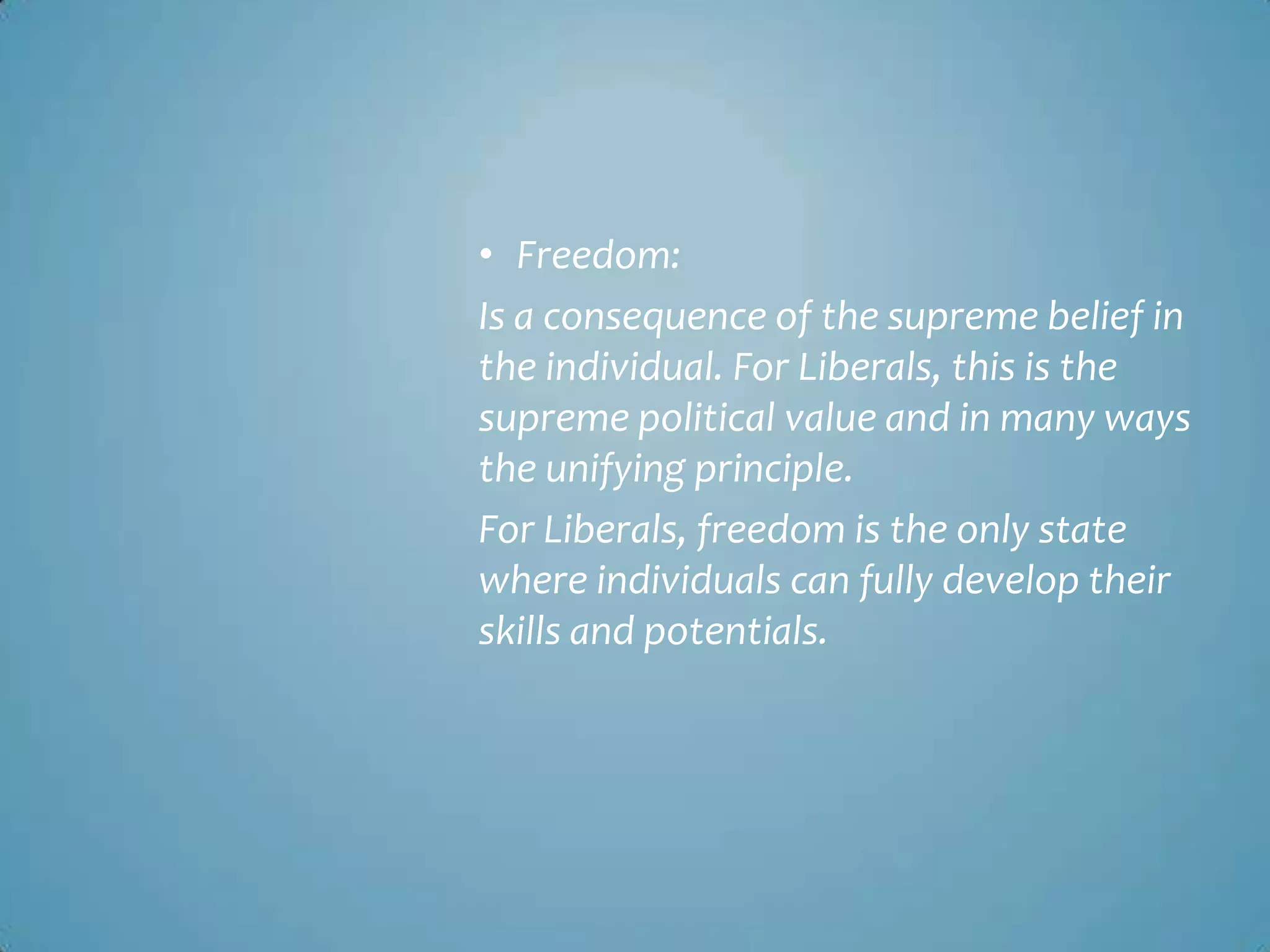 Liberalism | PPTX | Economy | Business and Finance