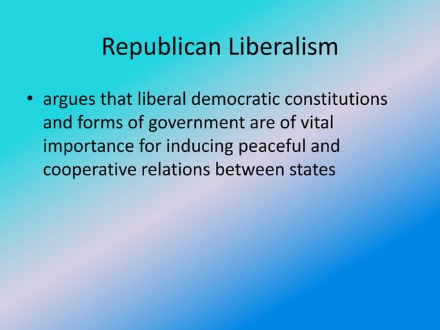 Liberalism | PPTX