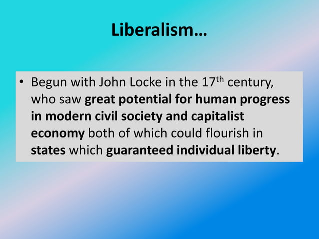 Liberalism | PPTX