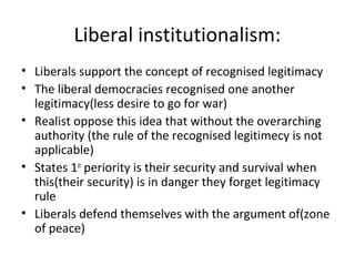 Liberalism | PPT | Civic affairs | Politics