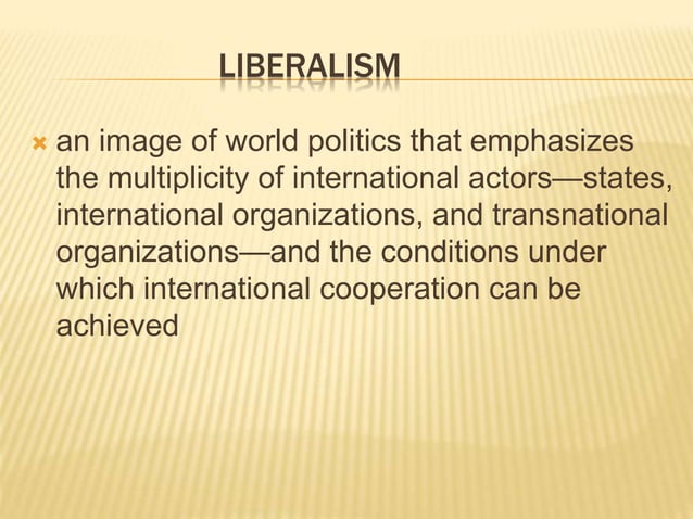 Liberalism | PPT