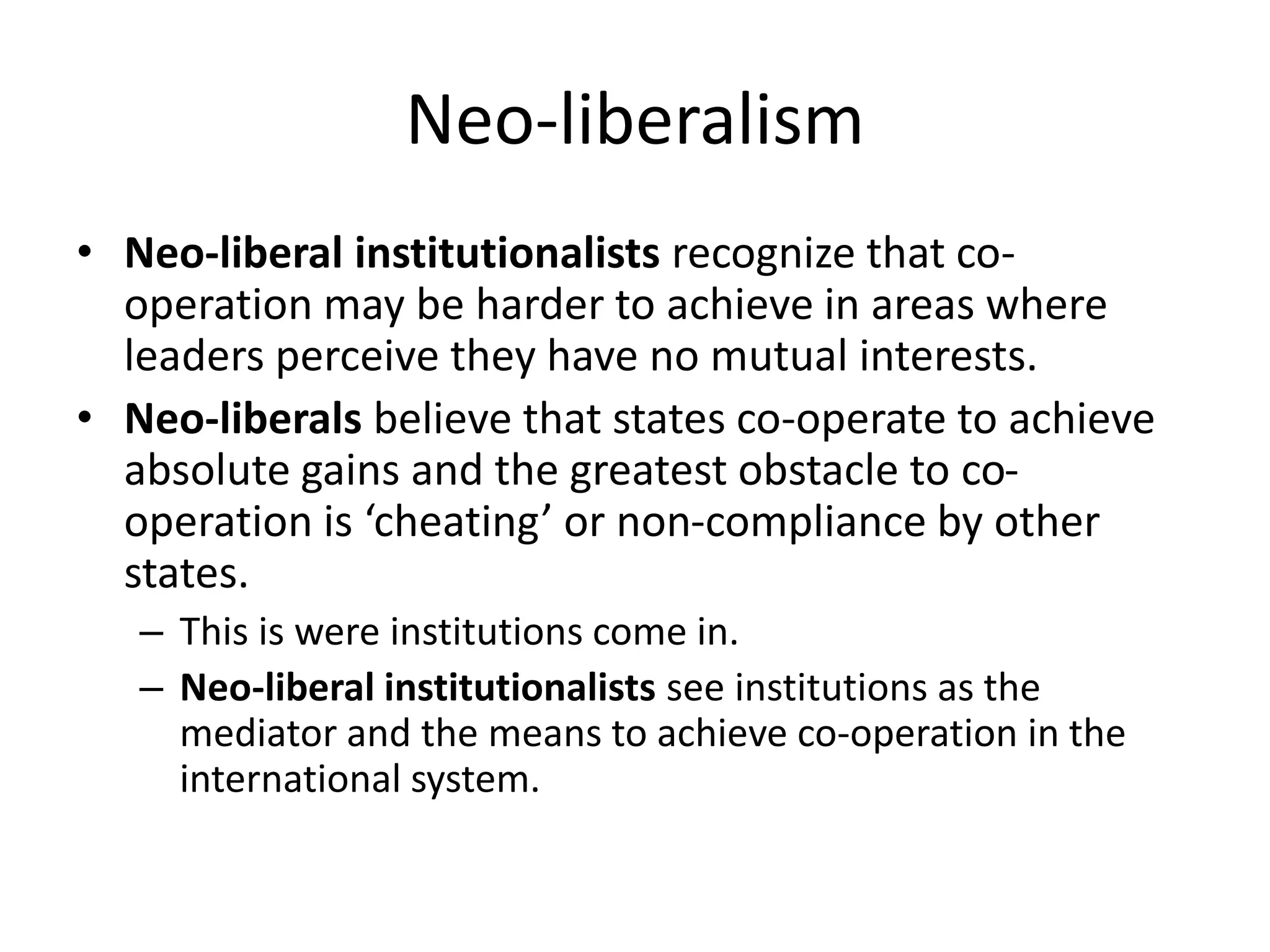 Liberalism theory,Types of liberalism,and criticism | PPTX