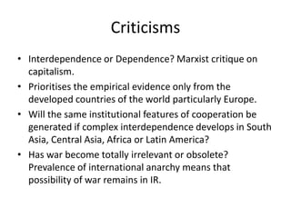 Liberalism theory,Types of liberalism,and criticism | PPTX