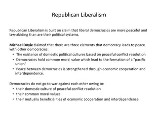 Liberalism theory,Types of liberalism,and criticism | PPTX