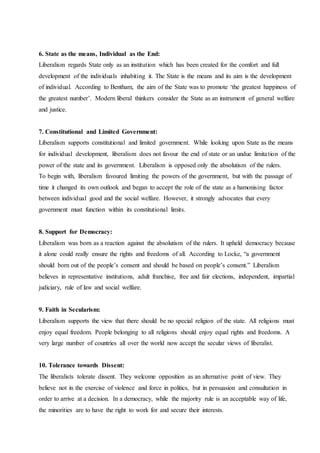 Liberalism | DOCX