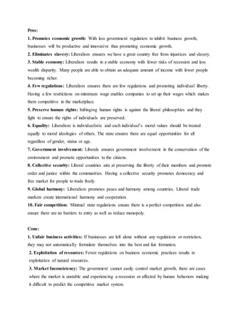 Liberalism | DOCX