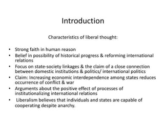 liberalism in the context of political science | PPTX