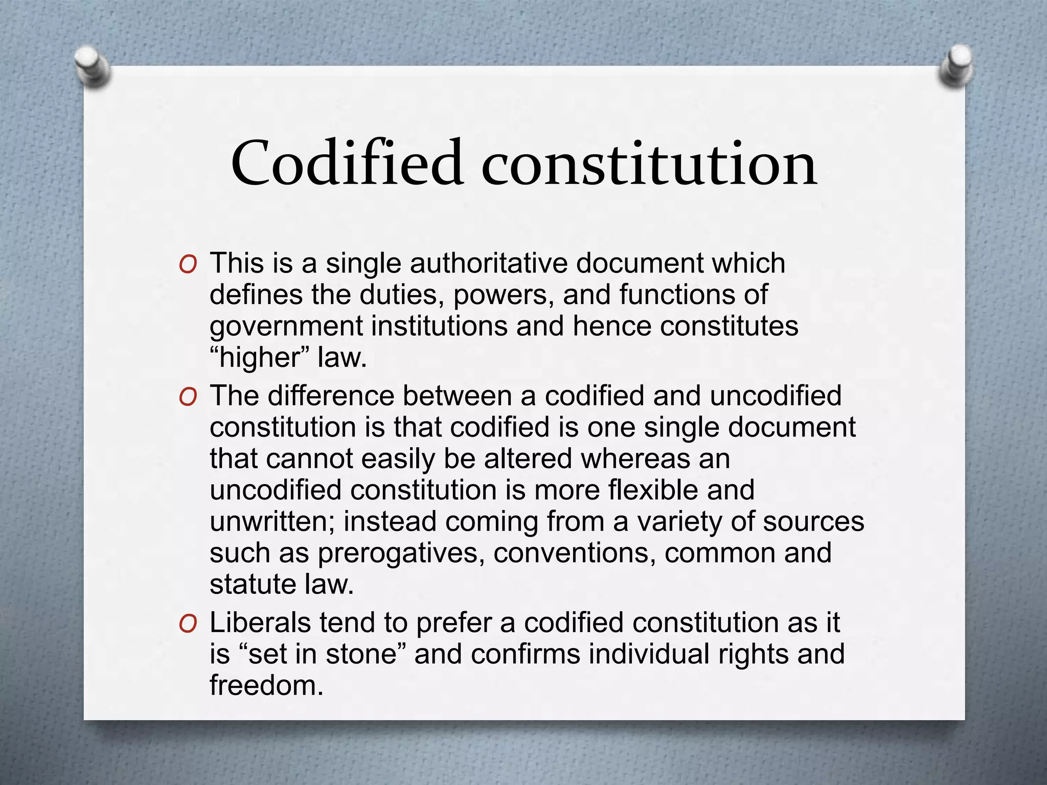 Liberalism (fragmentation of power) | PPT