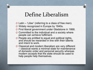 Liberalism Definition