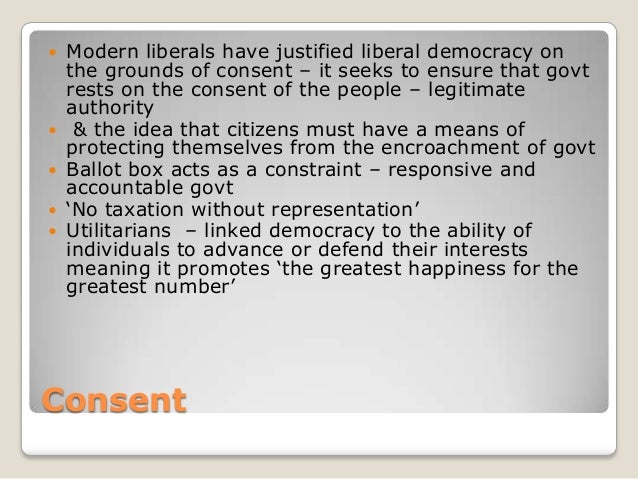 Liberalism and democracy
