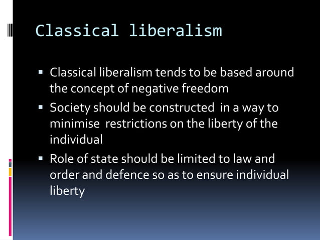 Liberalism and freedom | PPT