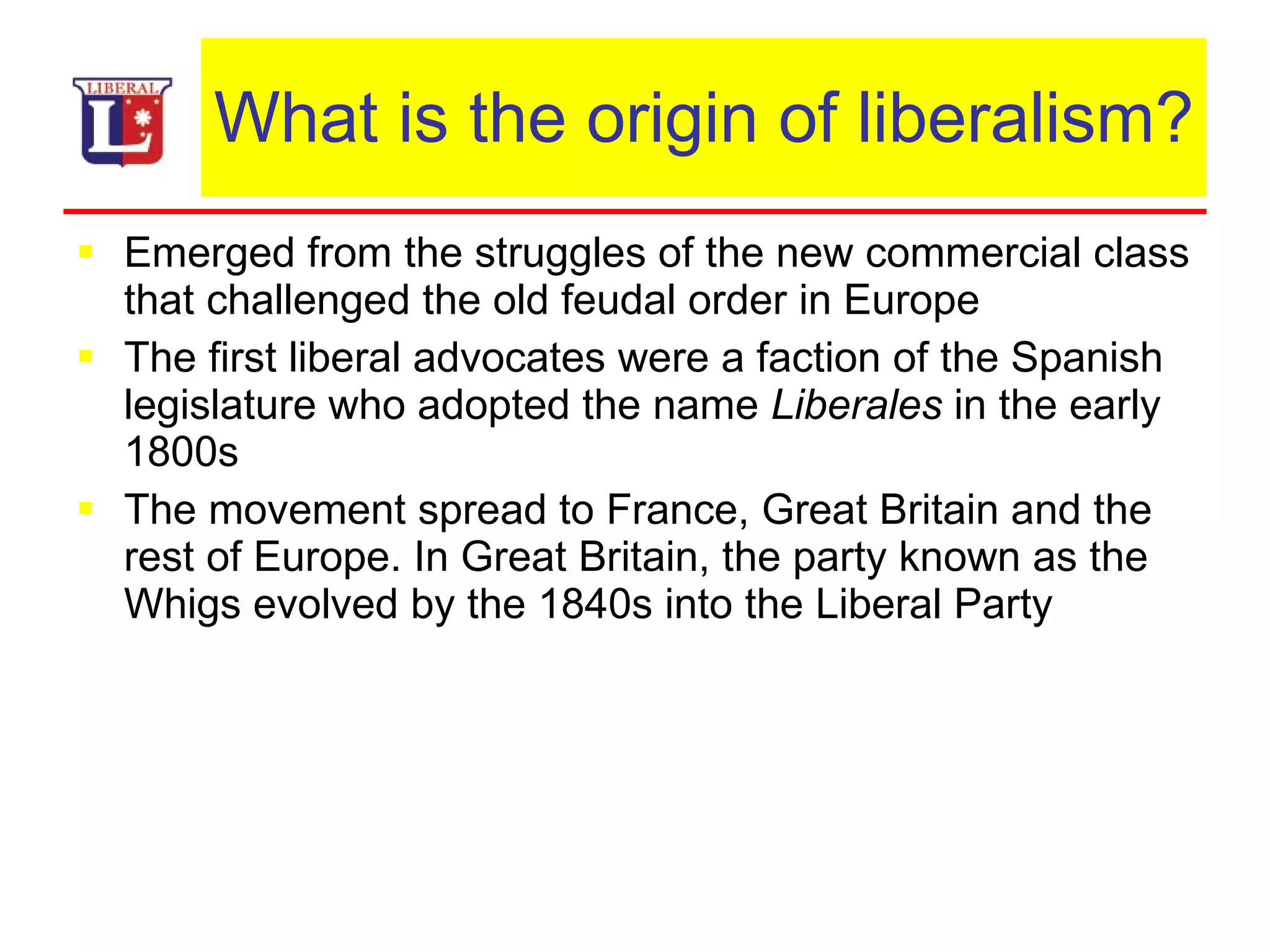 Liberalism in the Philippines | PPT