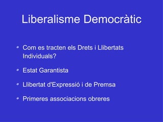 Liberalisme i nacionalisme | PPT