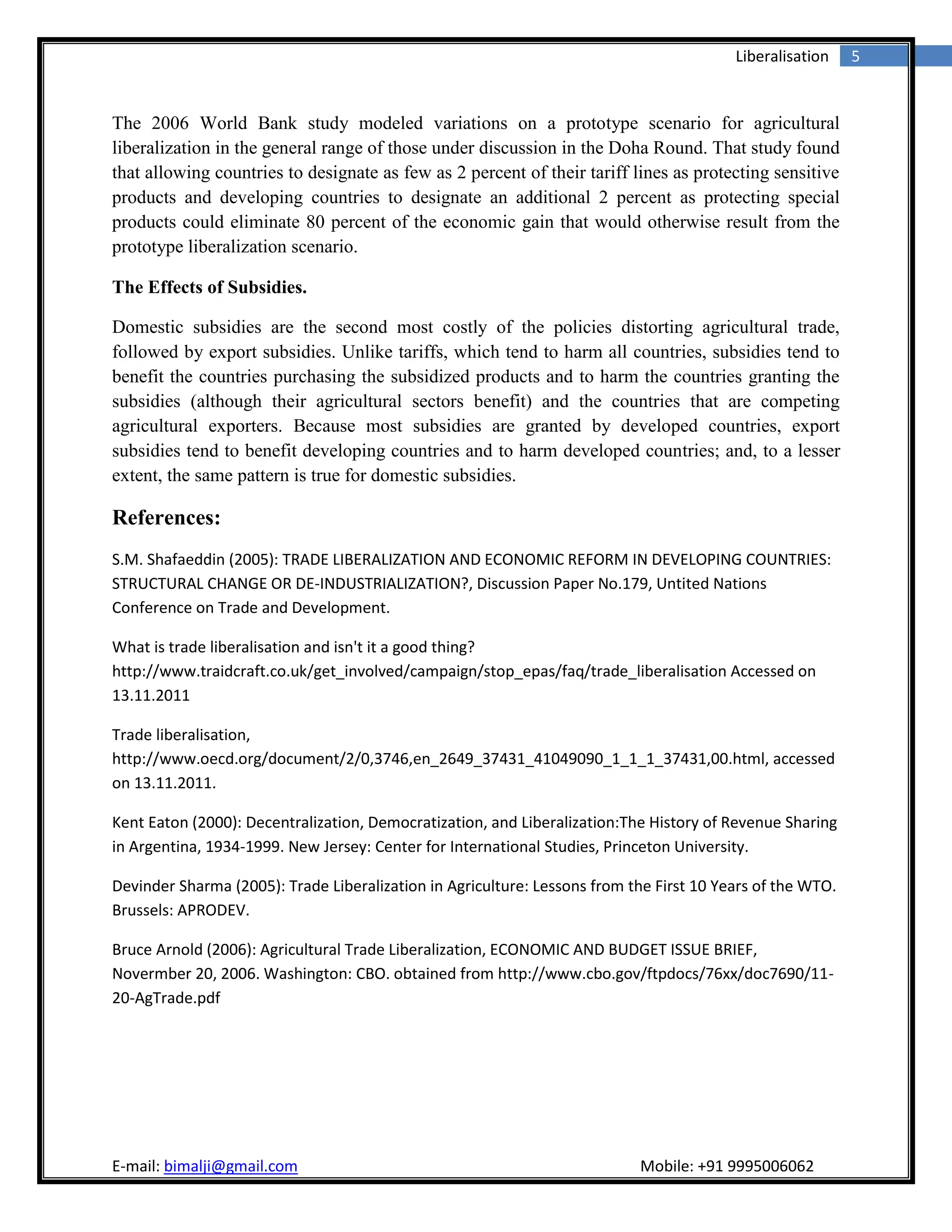 Liberalization | DOCX
