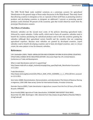 Liberalization | PDF