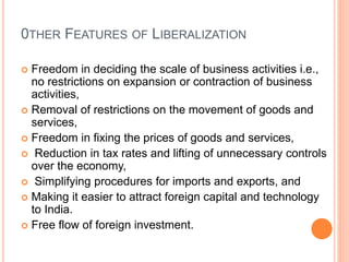 LIBERALIZATION, PRIVATIZATION AND GLOBALIZATIONAND ITS IMPACT ON INDIAN ...