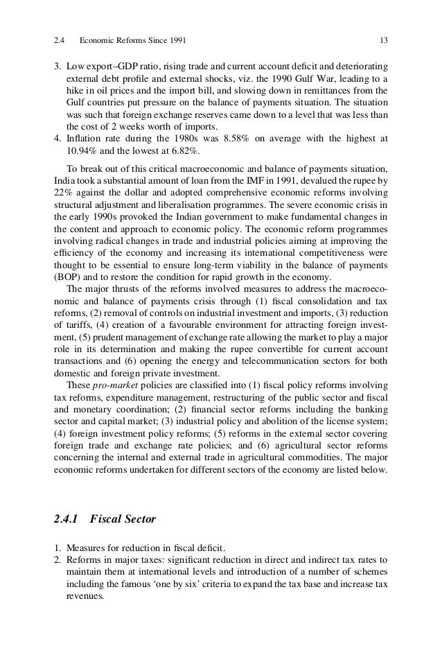 Liberalization, growth and regional disparities in india
