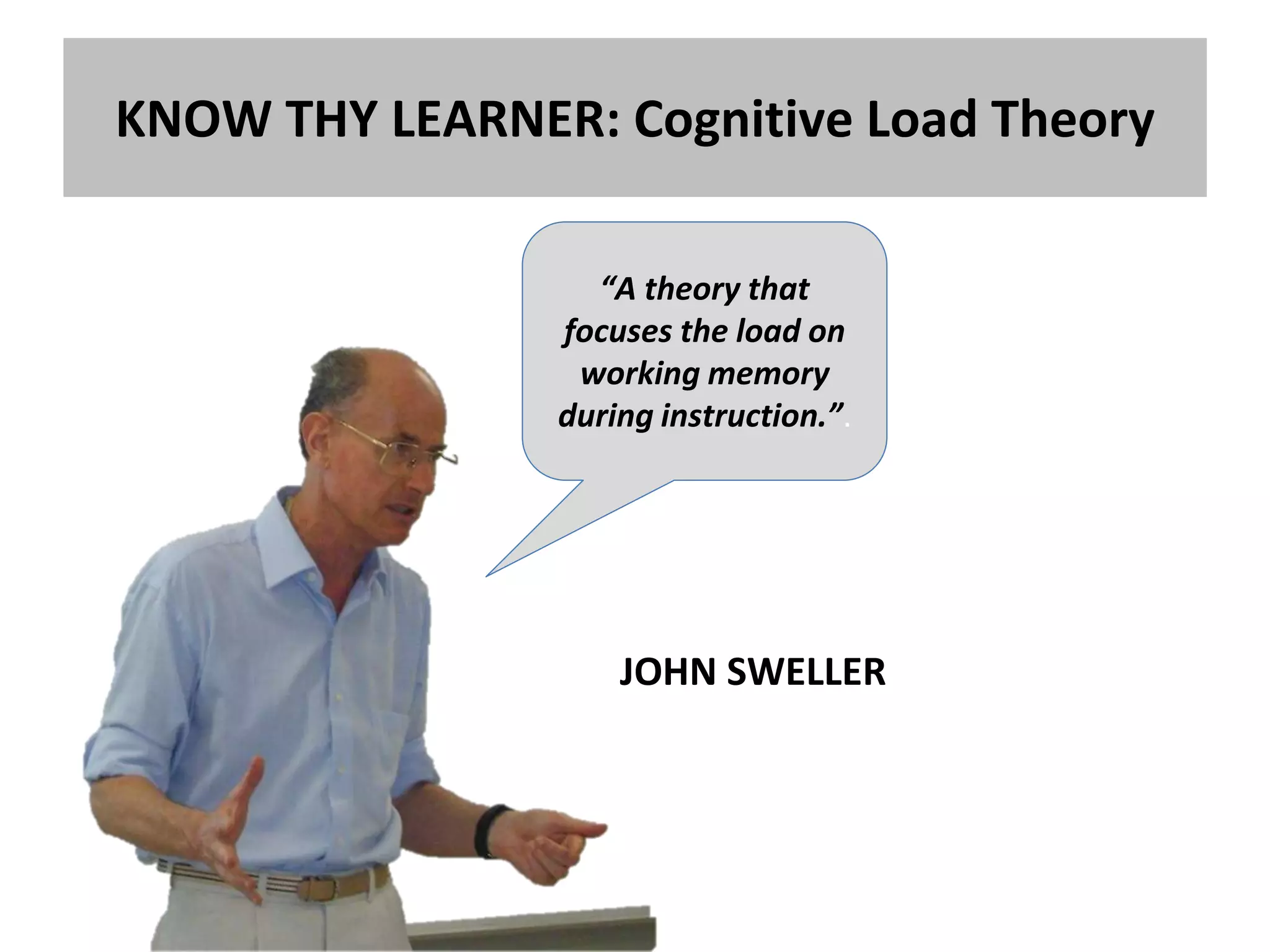 Know Thy Learner | PPT