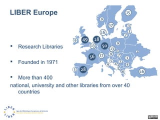 LIBER on the path towards Open Science: Libraries as enablers | PPT