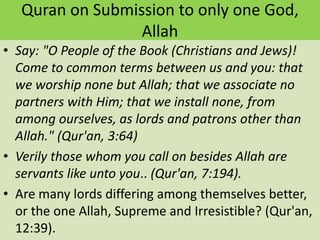 Liberated through submission to allah | PPTX