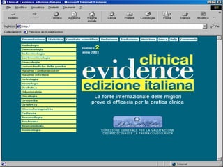 Alessandro Liberati - Centro Cochrane Italiano, Milano; Università ...
