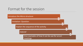 Liberating structure rejuvenate your meetings | PDF