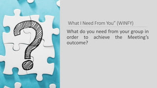 Liberating structure rejuvenate your meetings | PPT