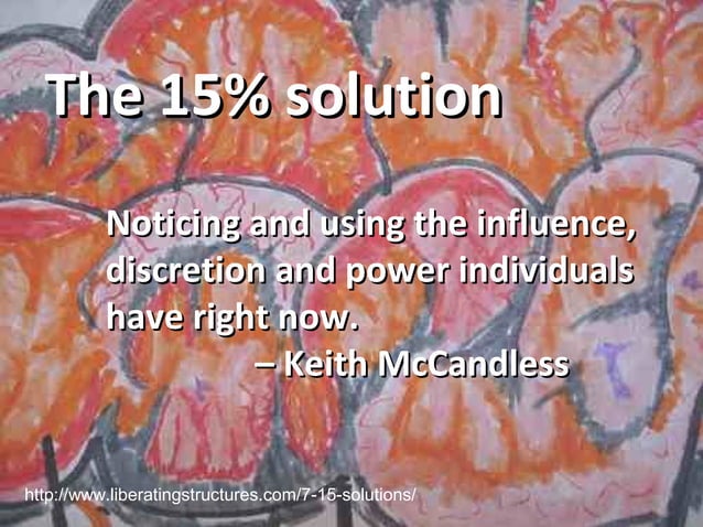 Liberating Structures for Knowledge Sharing | PPT