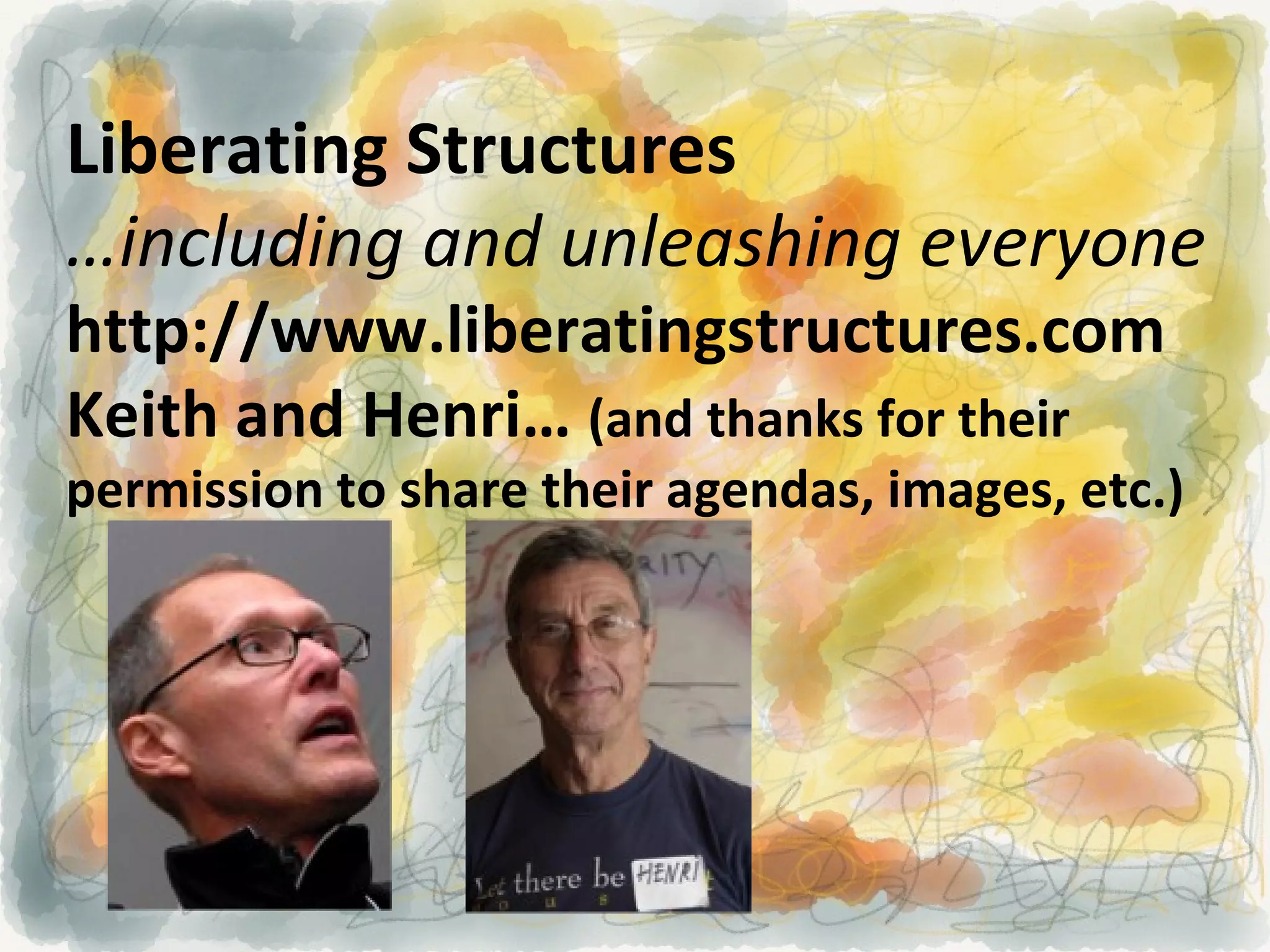 Liberating Structures Practice Session | PPT