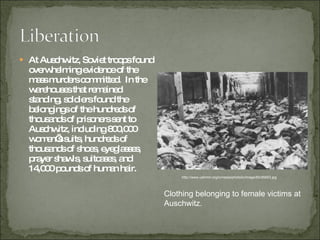 Liberation And Aftermath | PPT